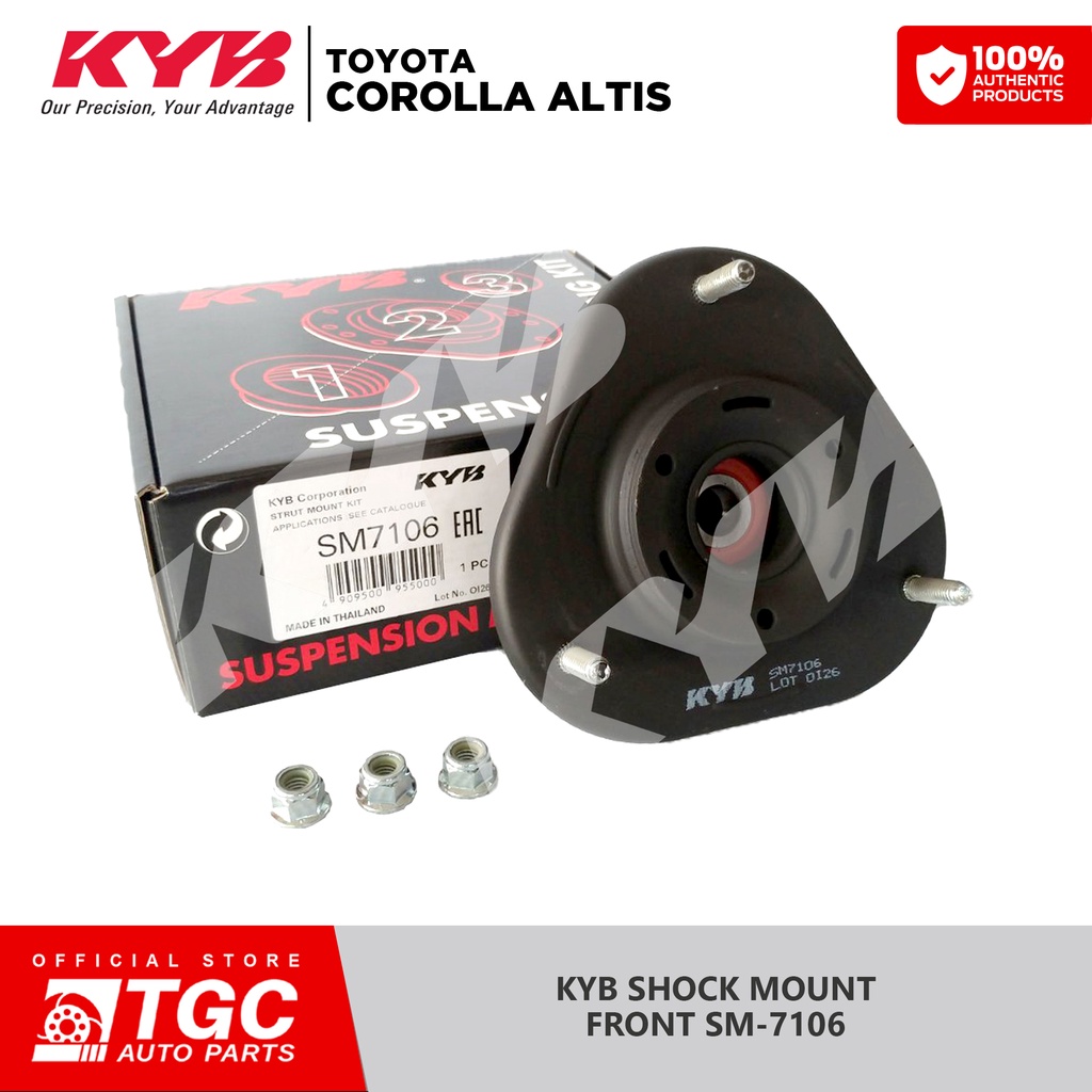 KYB Front Shock Mounting For Toyota Corolla Altis 2007-2013 SM7106 1Pc ...