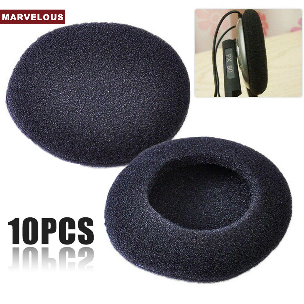 10pcs 50MM Foam Pads Ear Pad Cushion Sponge Earpads Headphone Headset ...