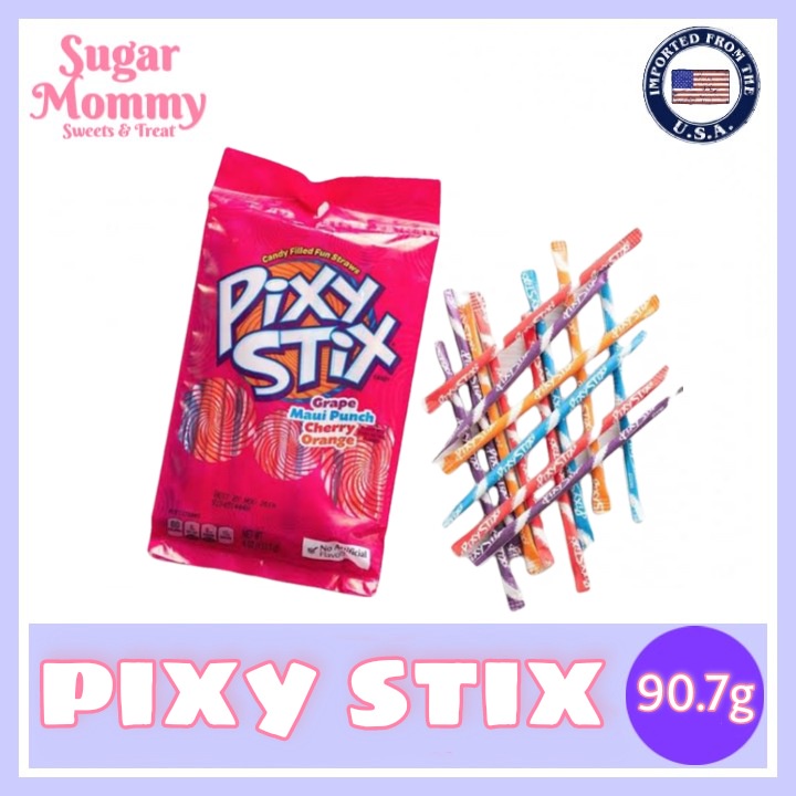 Pixy Stix Candy Filled Fun Straws Shopee Philippines