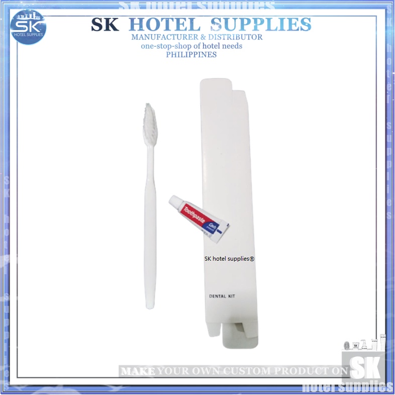 Hotel Guest Kit Dental Kit Toothcare Set 100set (white,clear or ...