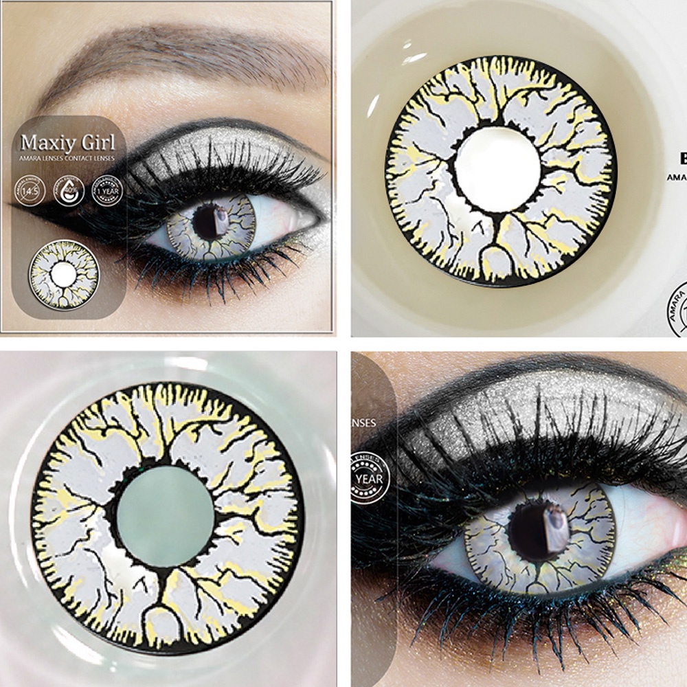 Halloween Fantasy MaxiyGirl Anime Cosplay Contact Lenses for Halloween ...