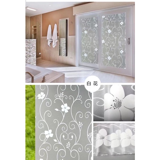 5m by 45 cm Transparent and opaque glass sticker | Shopee Philippines