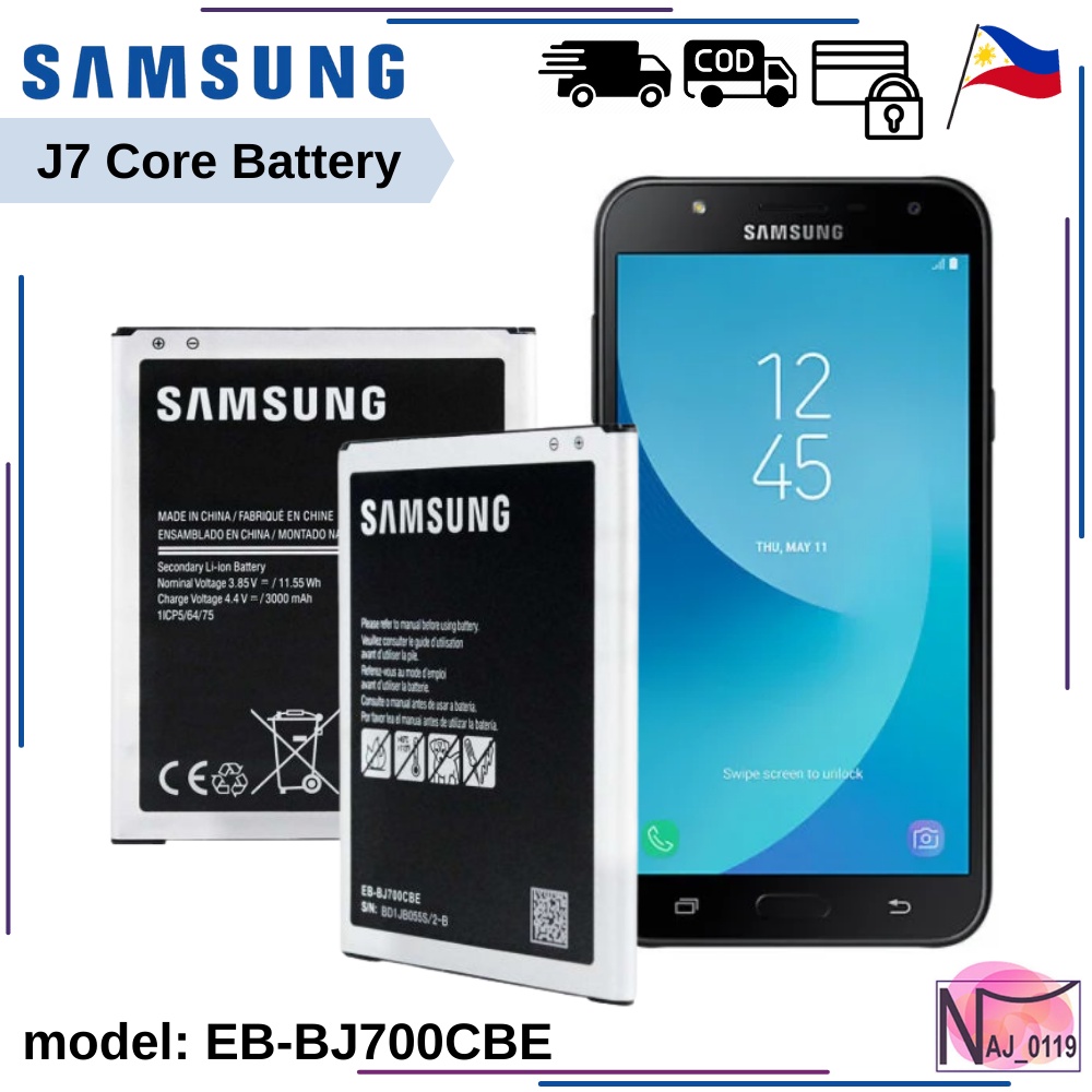 Samsung Galaxy J7 Core Original Battery | Model: EB-BJ700CBE (3000mAh ...