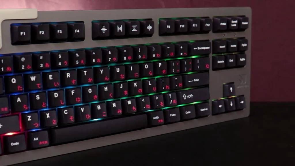 GMK WOB Red Cyrillic PBT 129 Keys DYE Sublimation Cherry Profile Keycap ...