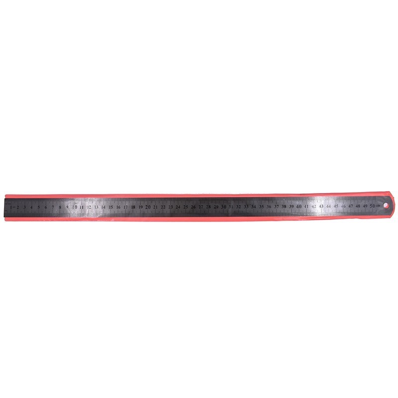 Steel Measuring Scale Ruler 30cm/40cm/50cm/60cm | Shopee Philippines