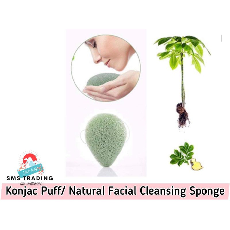 Natural Konjac Puff Facial Sponge (sms Japan) | Shopee Philippines