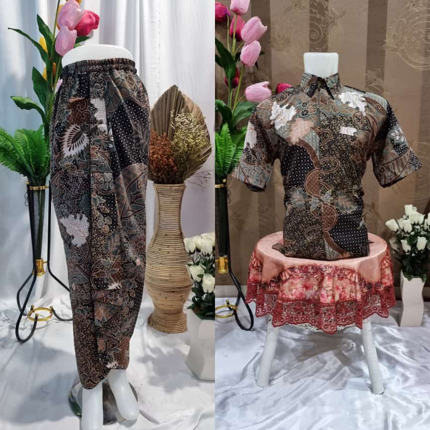 KEMEJA Gallery kebaya - batik Rempel Skirt couple & Short Shirt ...