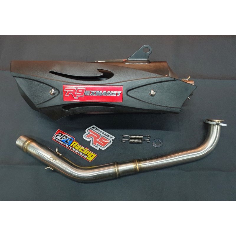 R9 MISANO EXHAUST POWER PIPE- NMAX155, AEROX155 & CLICK150i | Shopee ...