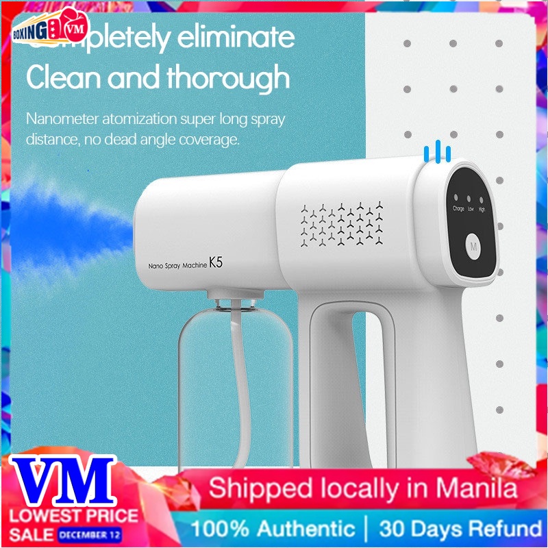 Nano Spray Gun K5pro Wireless Handheld Disinfection Sprayer Mechine ...