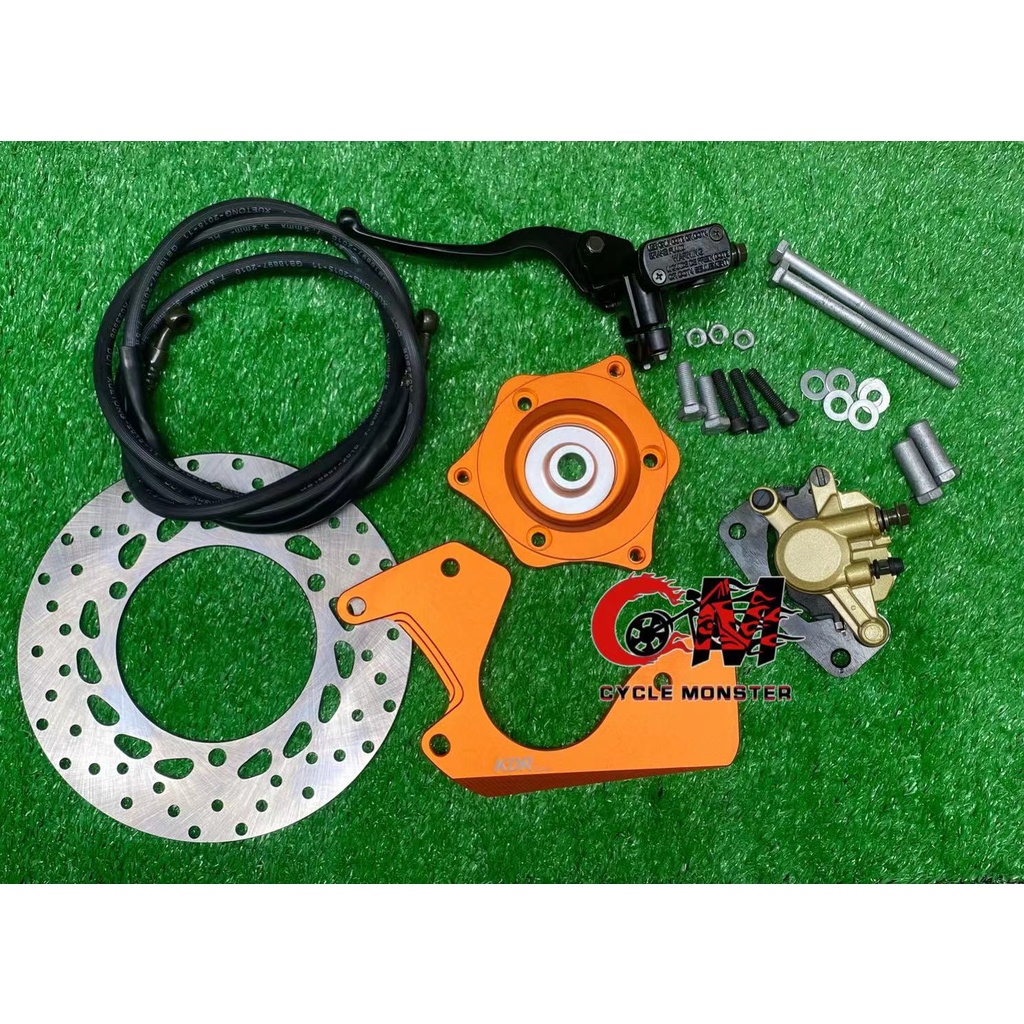 rear disc brake bracket assy aerox 155 (full set with disc rear ...