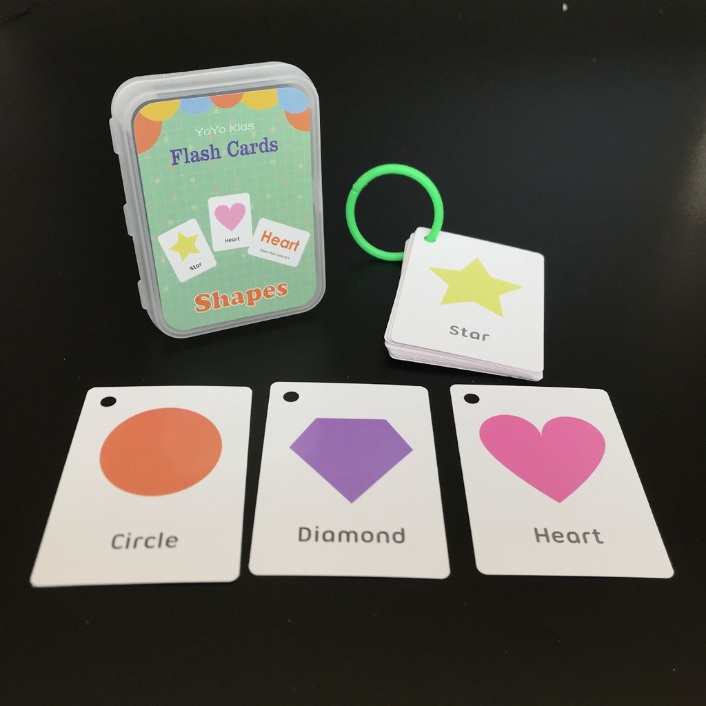Flash Cards Baby Montessori Preschool English Learning Educational ...