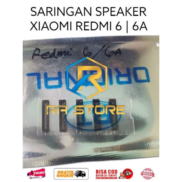 Xiaomi Redmi 6 Speaker Hole Cover | 6A - Top Spiker Filter | Shopee ...