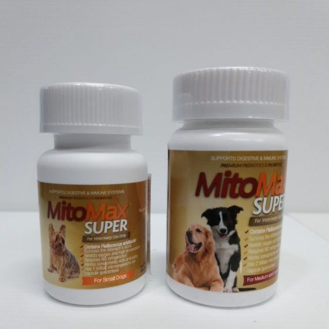 Mitomax super Probiotics For Dog Contains 30 Capsules. | Shopee Philippines
