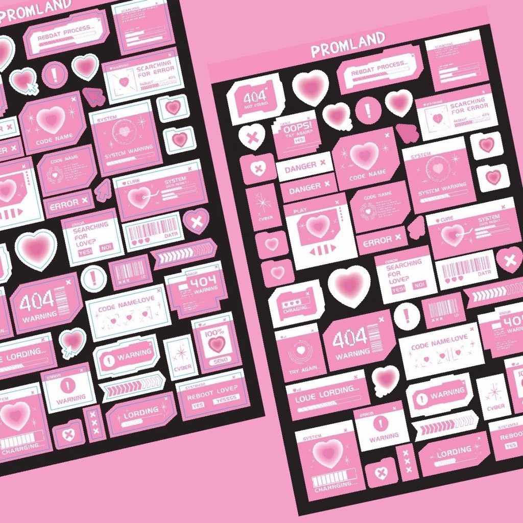 GaLiCiCi Super Wild English Material Stickers / Basic Color Computer ...