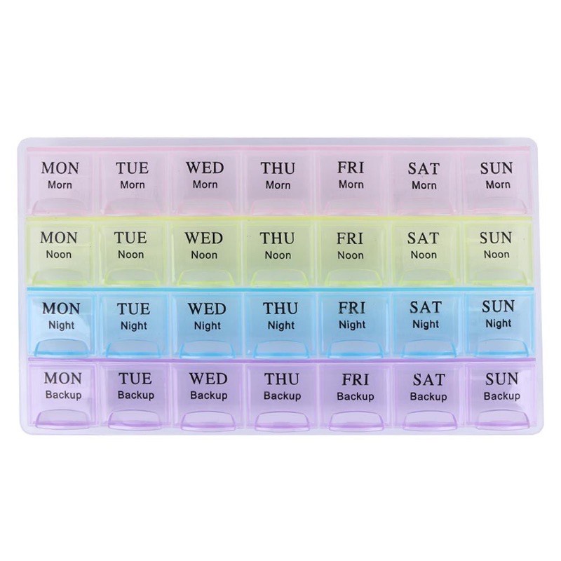 UD Portable 7 Days Tablet Pill Box Holder Medicine Storage Organizer ...
