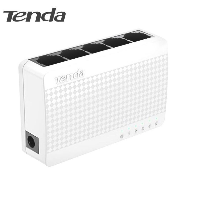 Tenda S105 Ethernet Switch Hub Desktop 5 Port 10/100Mbps Network Switch ...