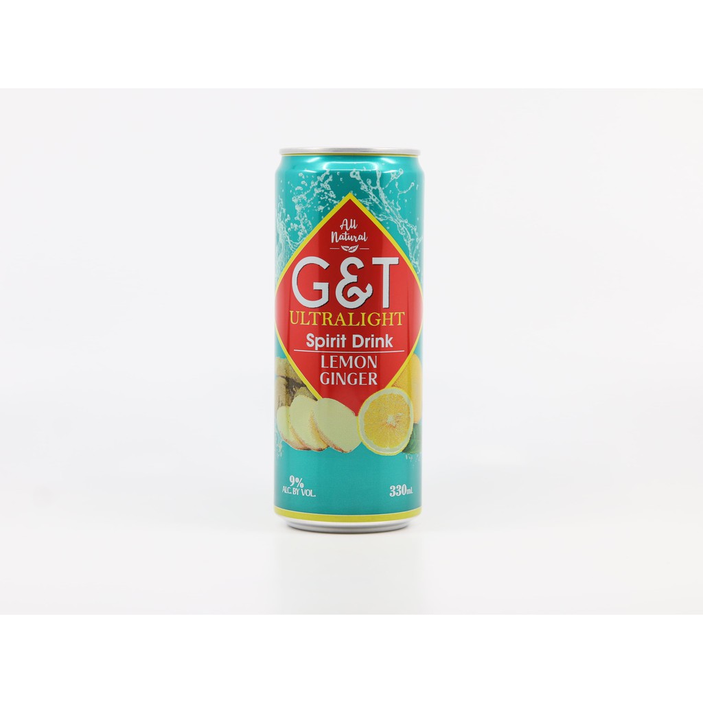 Ginebra G&T Ultralight Lemon Ginger | Shopee Philippines