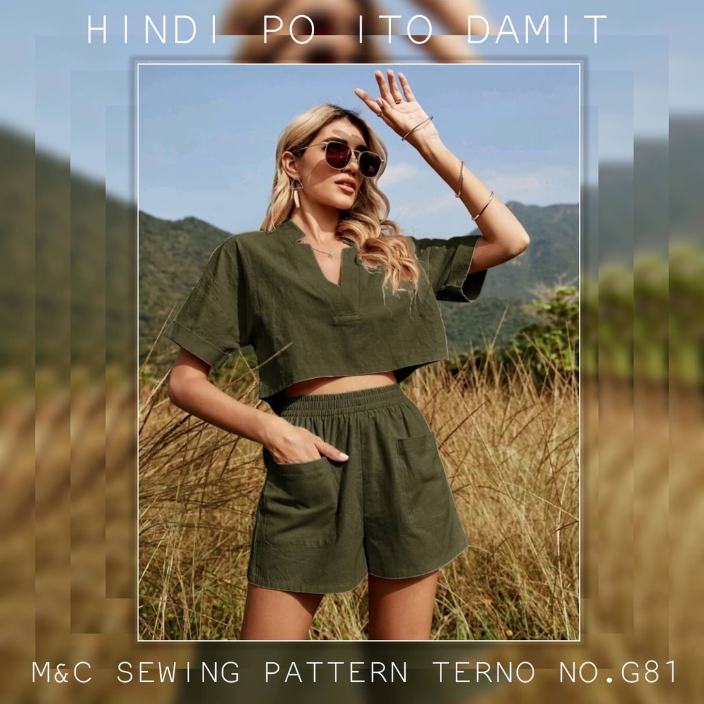 M&C HANDMADE SEWING PATTERN NO.G81 | Shopee Philippines