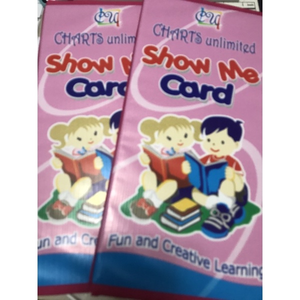 20PCS BUNDLE SHOW ME CARD CHART BY CHARTS UNLIMITED | Shopee Philippines