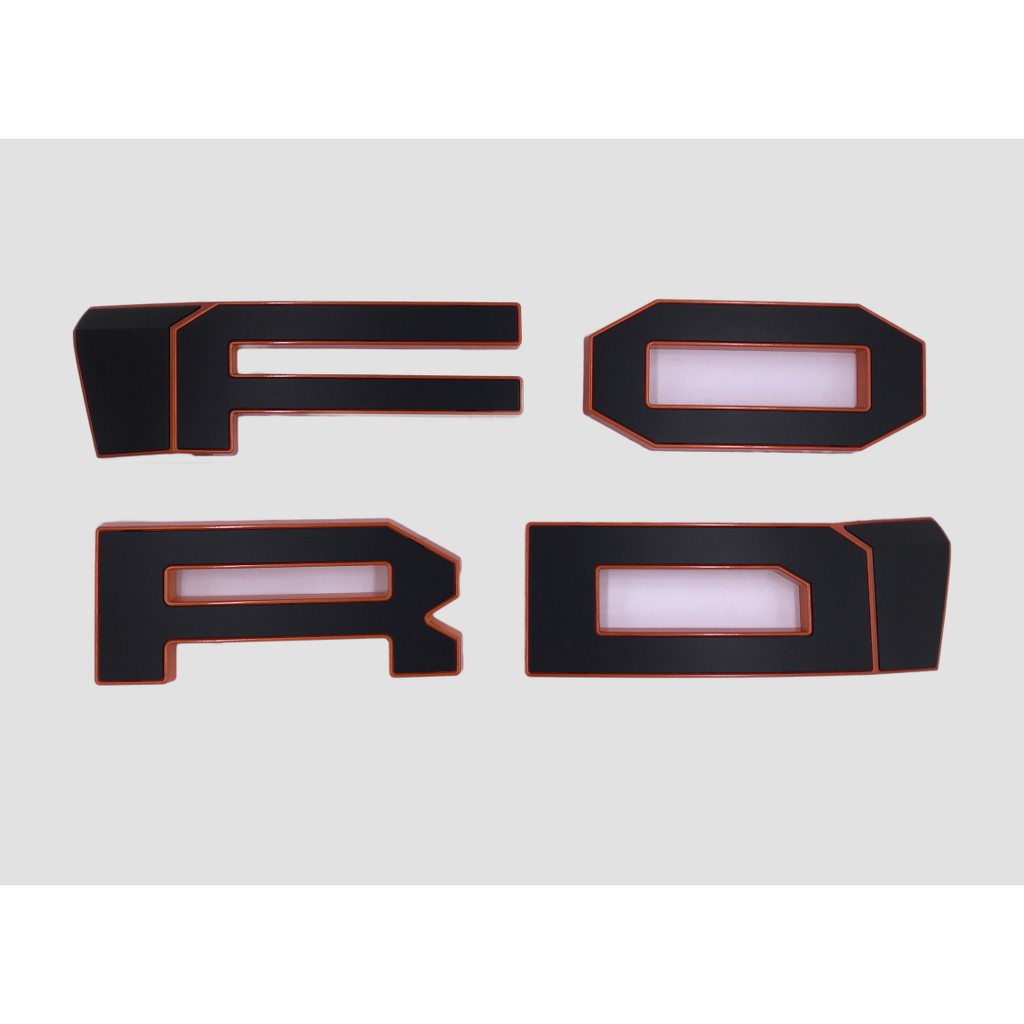 FORD Letters Suitable For ranger Raptor Half Grid T8 XL XLT LARIAT 2019 ...