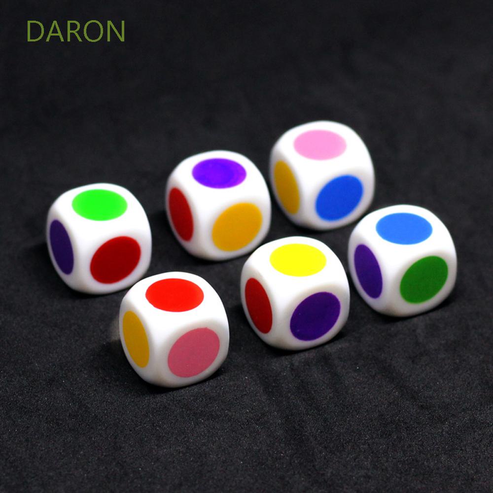 DARON Educational Toys Cube Dice Family Six Sided Dices Board Game 5Pcs ...