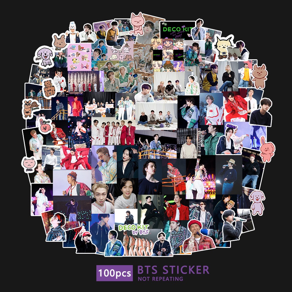 BTS Album DECO KIT& 7Fates CHAKHO Stickers Butter Map Phone Luggage Tag ...