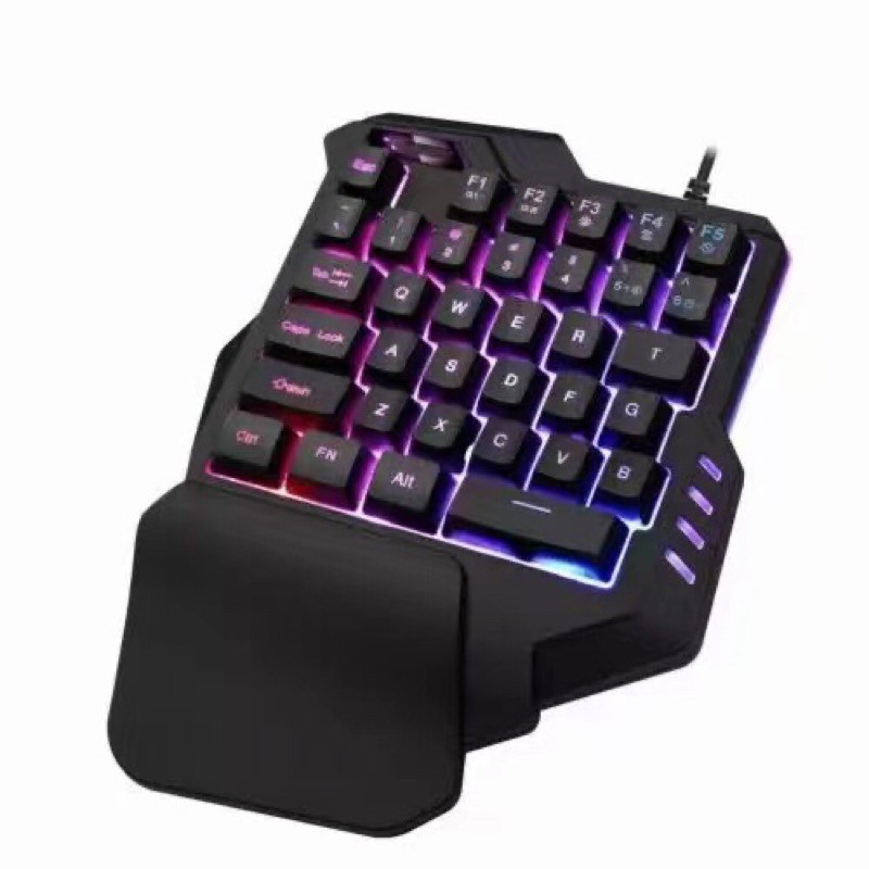 GD MALL G7 Mini One-Hand Game Keyboard Wired Gaming Keypad With 35 Keys ...