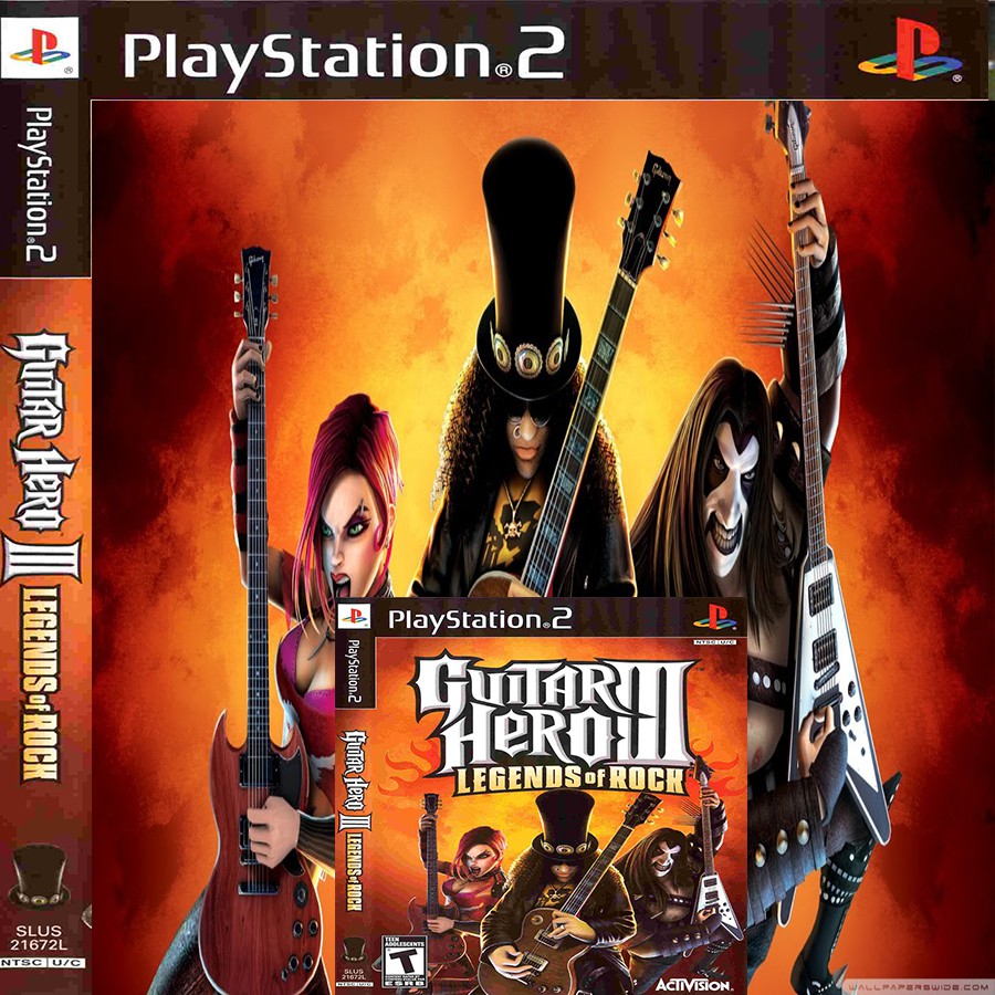 PS2 Game Disc (Quality) (Fast Delivery) Guitar Hero III-Legends of Rock ...