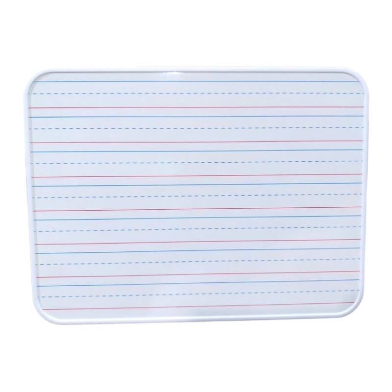 Double Sided Lined Whiteboard with Frame (Blue blue red lines) | Shopee ...