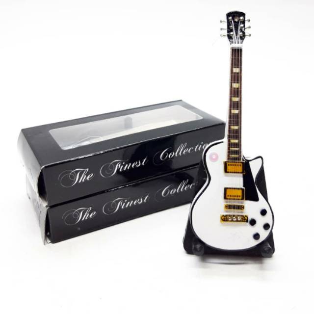 Lespaul Alpine White Guitar Miniature "BABA" Day6 | Shopee Philippines
