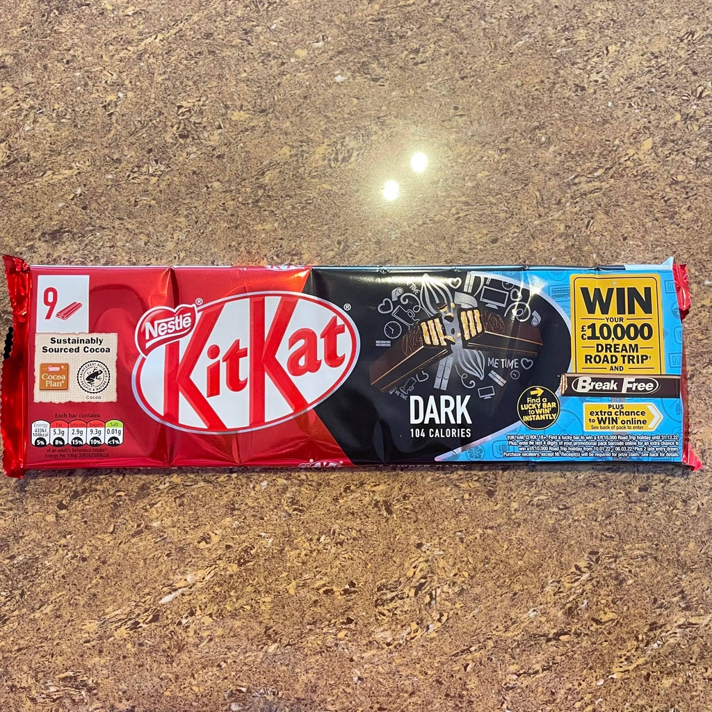 Kitkat Dark 9 Pack,186.3g | Shopee Philippines