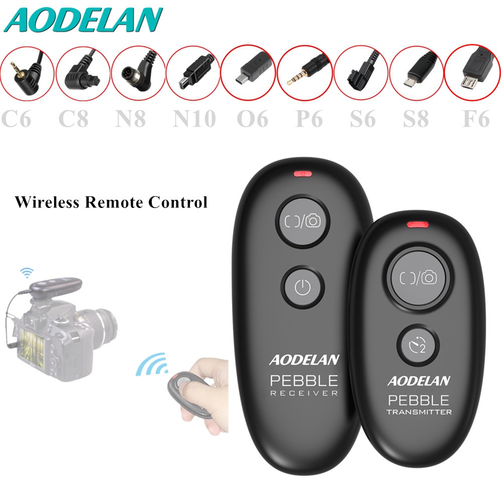 AODELAN Wireless Shutter Release Remote Control Bulb / Continuous / 2S delayed shooting ...