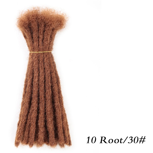 20cm Length Dreadlocks Hair Extensions Natural False Hair Locs Crochet ...