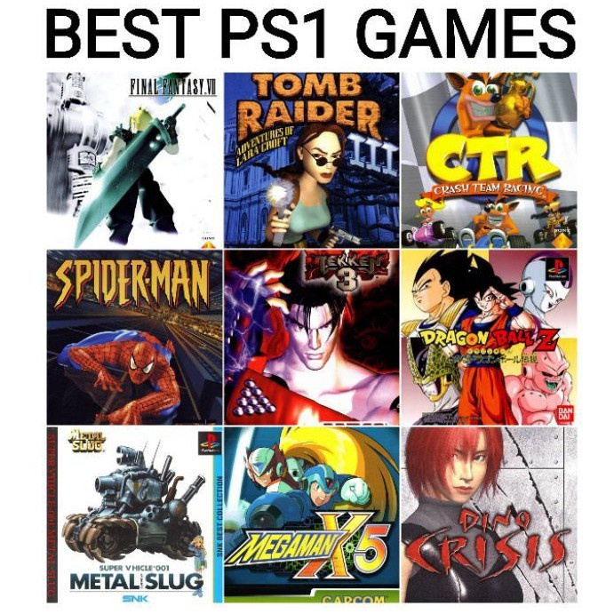 PS1 Playstation 1 CD Games for Modified PS1/PSone | Shopee Philippines