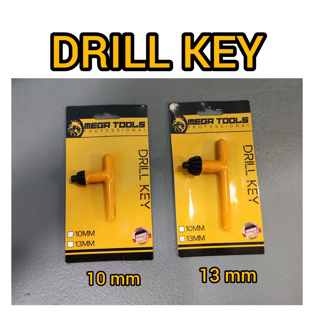 Drill Chuck Key Drill Key 10 mm and 13 mm Mega Brand | Shopee Philippines