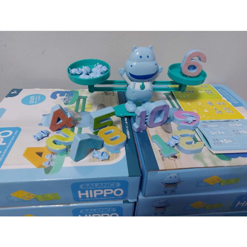 EDUCATIONAL TOY/HIPPO BALANCING AND COUNTING TOY/MATH TOY/STEM | Shopee ...