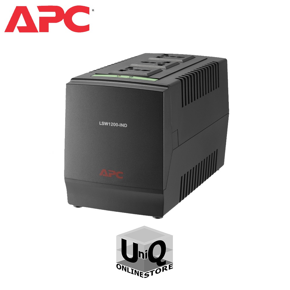 Apc Line-R 1200VA Automatic Voltage Regulator, 3 Universal Outlets ...