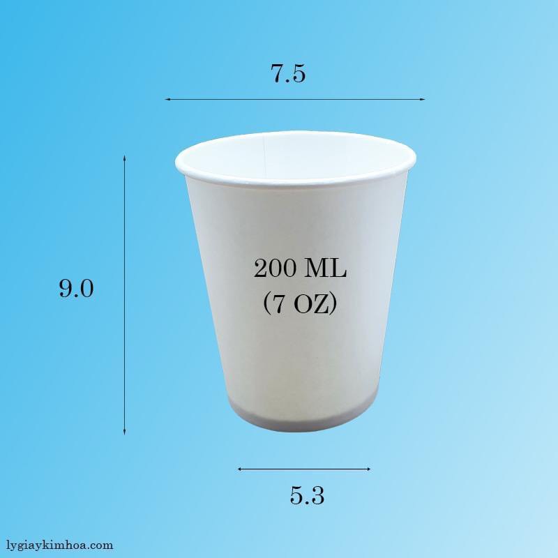 50 paper cups 200 ml 7OZ | Shopee Philippines