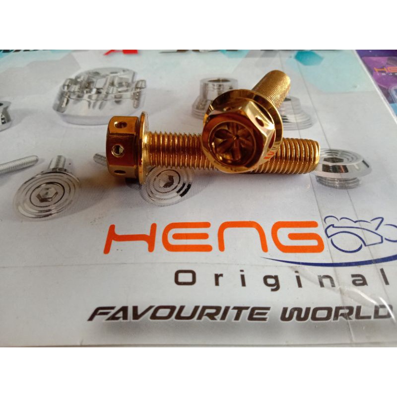 Heng flower type Motorcycle Bolts 10x45 Size | Shopee Philippines