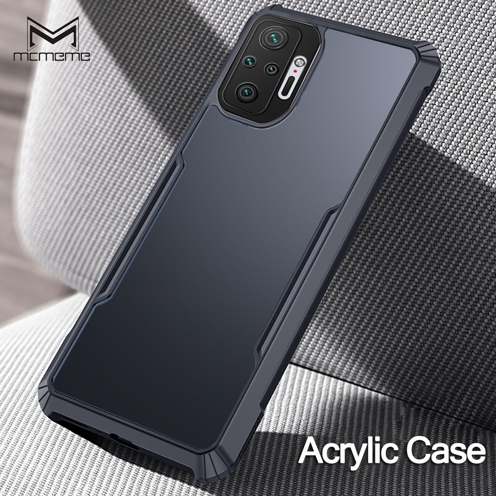 Clear Shockproof Acrylic Case For Xiaomi Redmi 13C Note 13 12C A1 10 ...