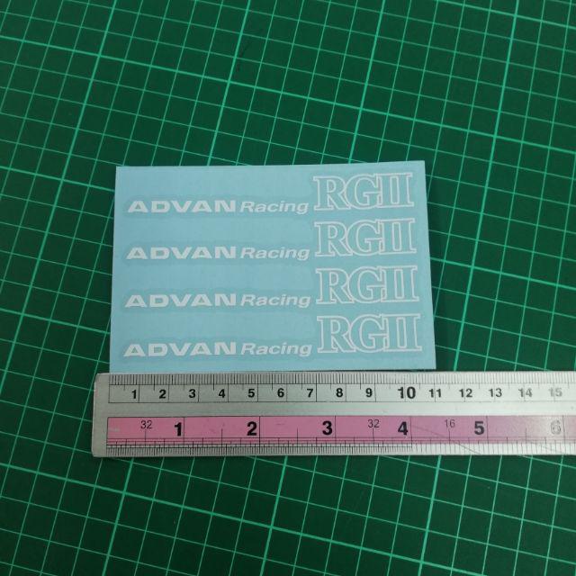 Sticker rim advan racing (RG-D / RGII) | Shopee Philippines