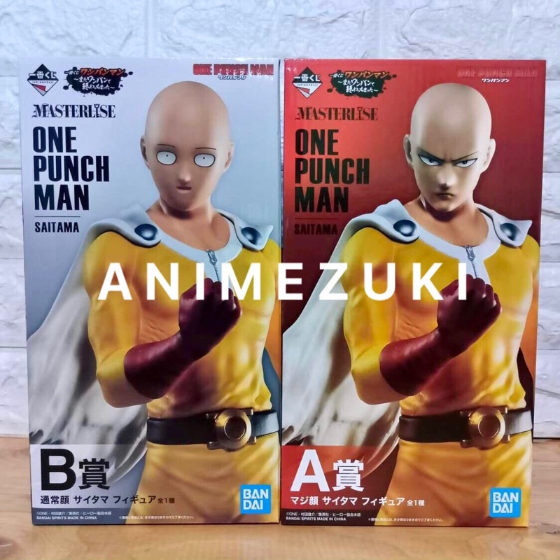 BANDAI Ichiban Kuji One Punch Man Normal Face Saitama (B) and ...