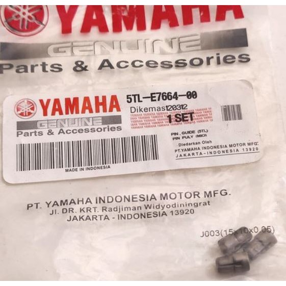 Yamaha Genuine Pin Guide(3pcs/Pack) - Yamaha Mio Sporty, Soulty, Soul ...