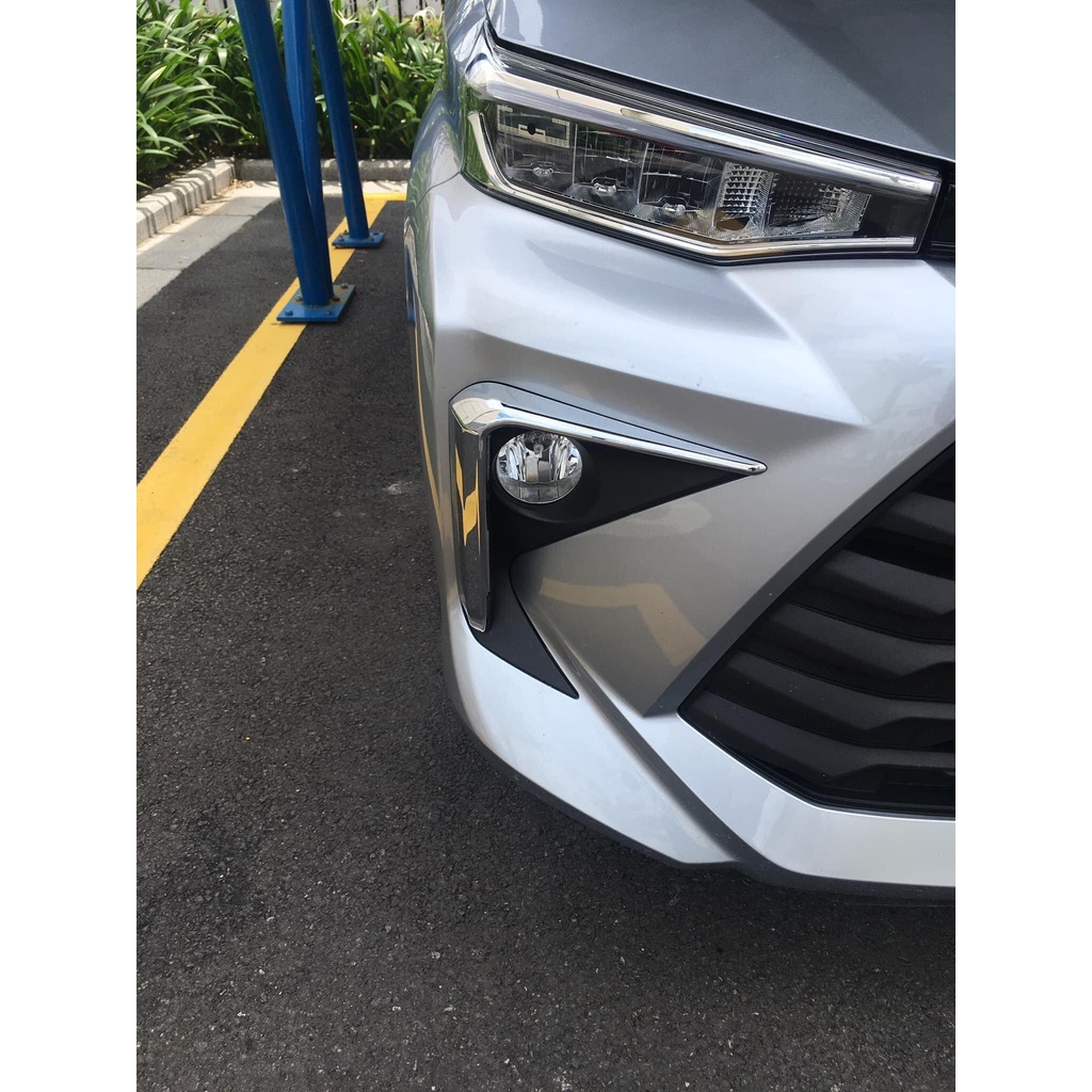 Front and Rear Underbody Light Bezel Set for Toyota AVANZA 2022, 2023 ...