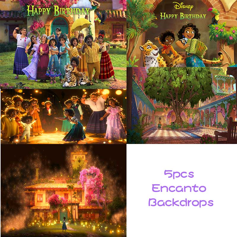 Encanto Mirabel Photography Backdrop Girls Happy Birthday Party ...