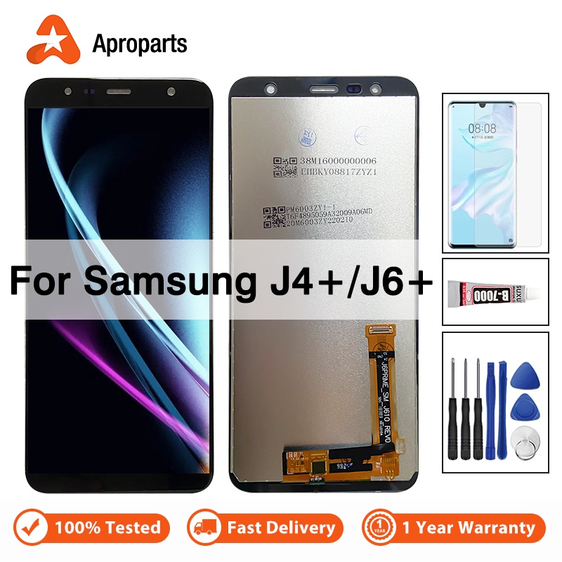 LCD For Samsung Galaxy J4 Plus J415 J4+ SM-J415F J415FN J6 Plus J610 J610F J610FN Display Touch ...