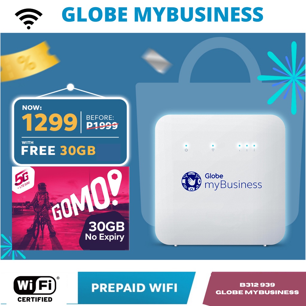 GLOBE MY BUSINESS B312 939 (AVAILABLE UNLIDATA) | Shopee Philippines