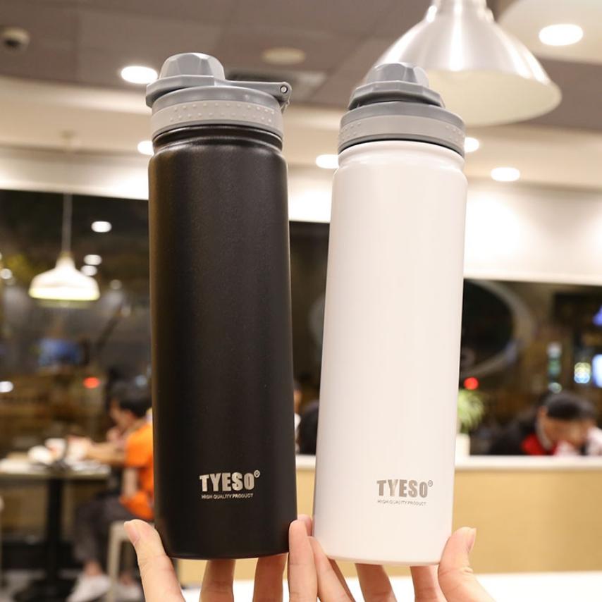 750ML Tyeso with Handle Vacuum Insulated Tumbler Stainless Steel Sports ...