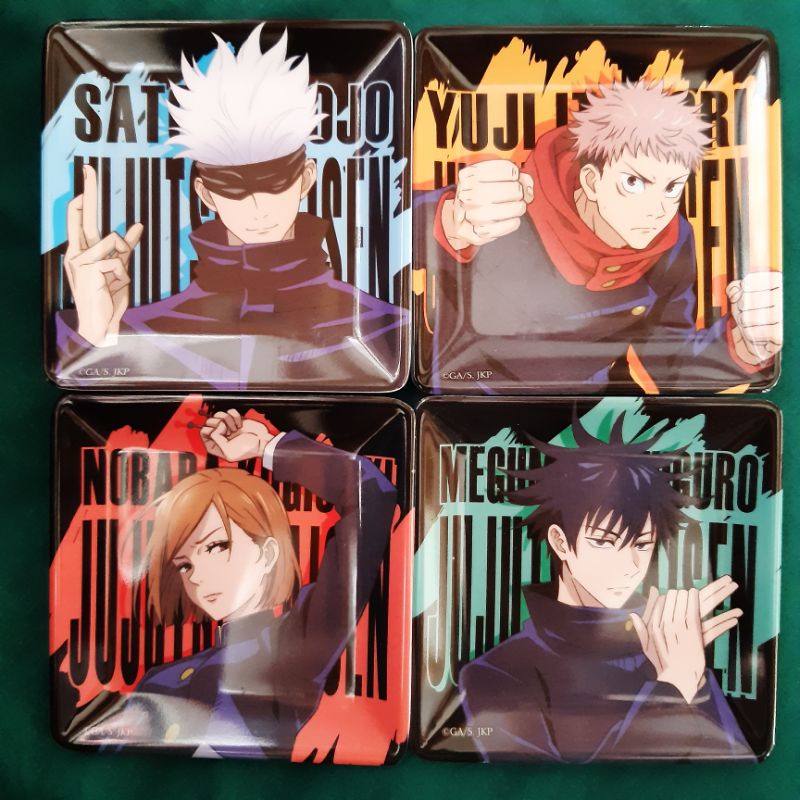 Jujutsu Kaisen Saucer Plates -Gojo Itadori Megumi Nobara | Shopee ...