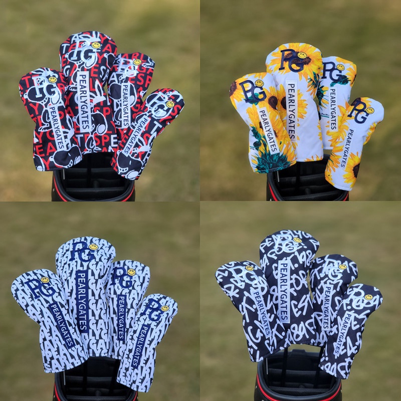 PEARLY GATES Golf Club #1 #3 #5 Wood Headcovers Driver Fairway Woods ...
